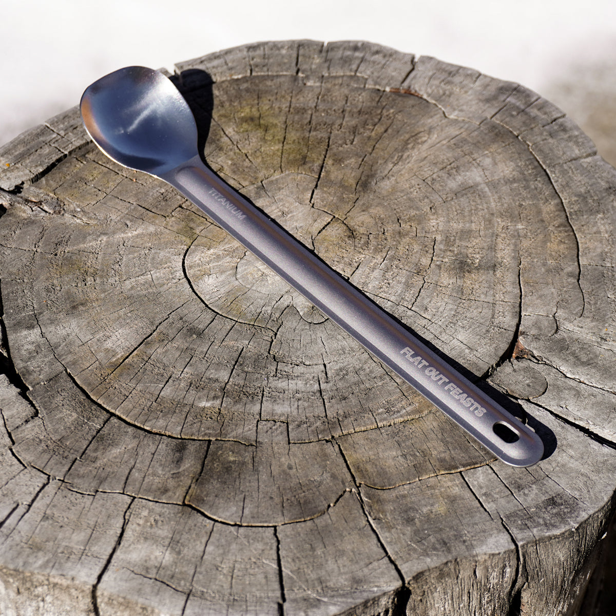 Titanium Long Handled Spoon - Ultralight for Backpacking and Camping ...